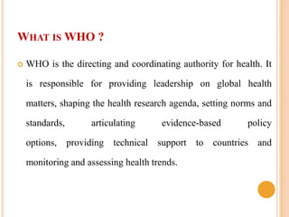 Who guidelines | PPTX