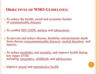 Who guidelines | PPTX