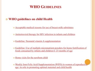 Who guidelines | PPTX