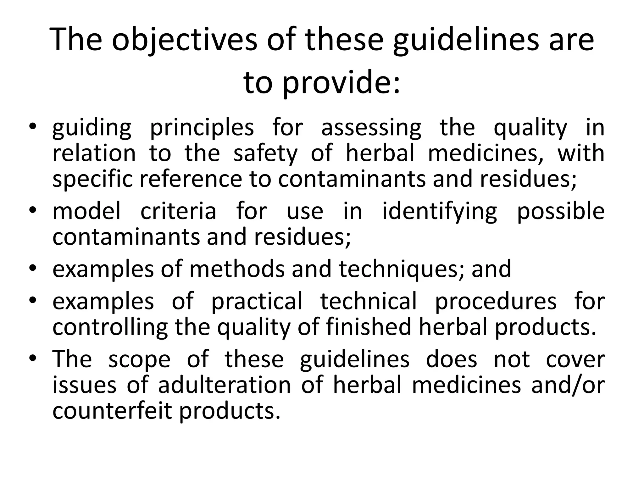 Who guidelines | PDF