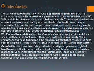 WHO Guidelines for personal Hygiene, Handling and Storage of Hazardous ...