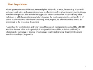 Who guidelines in quality assessment of herbal drugs | PPTX