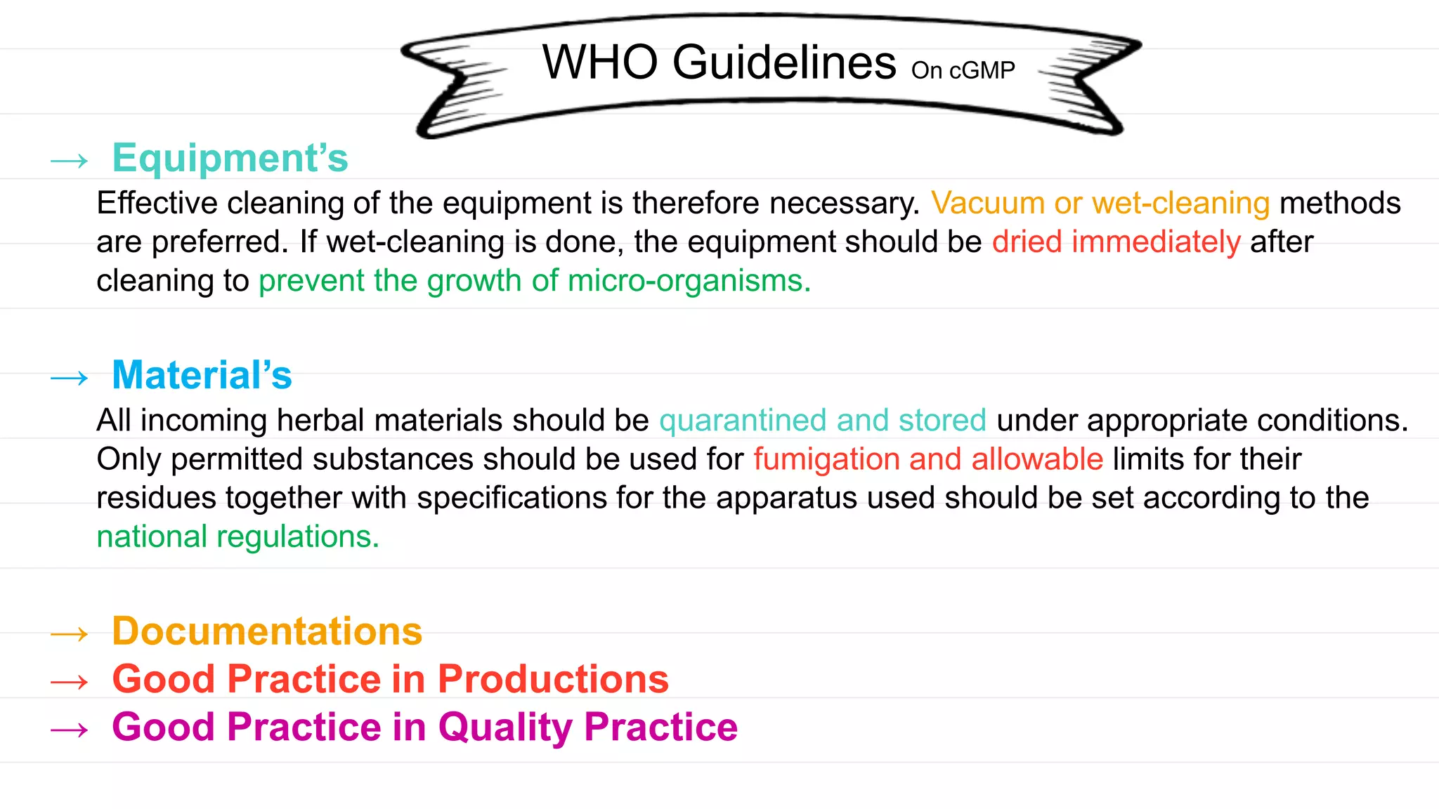 WHO guidelines on CGMP.pptx