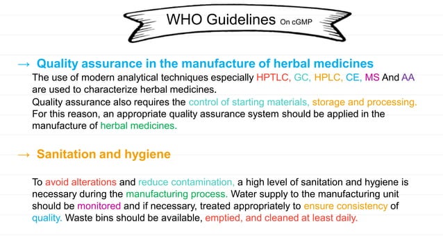 WHO guidelines on CGMP.pptx