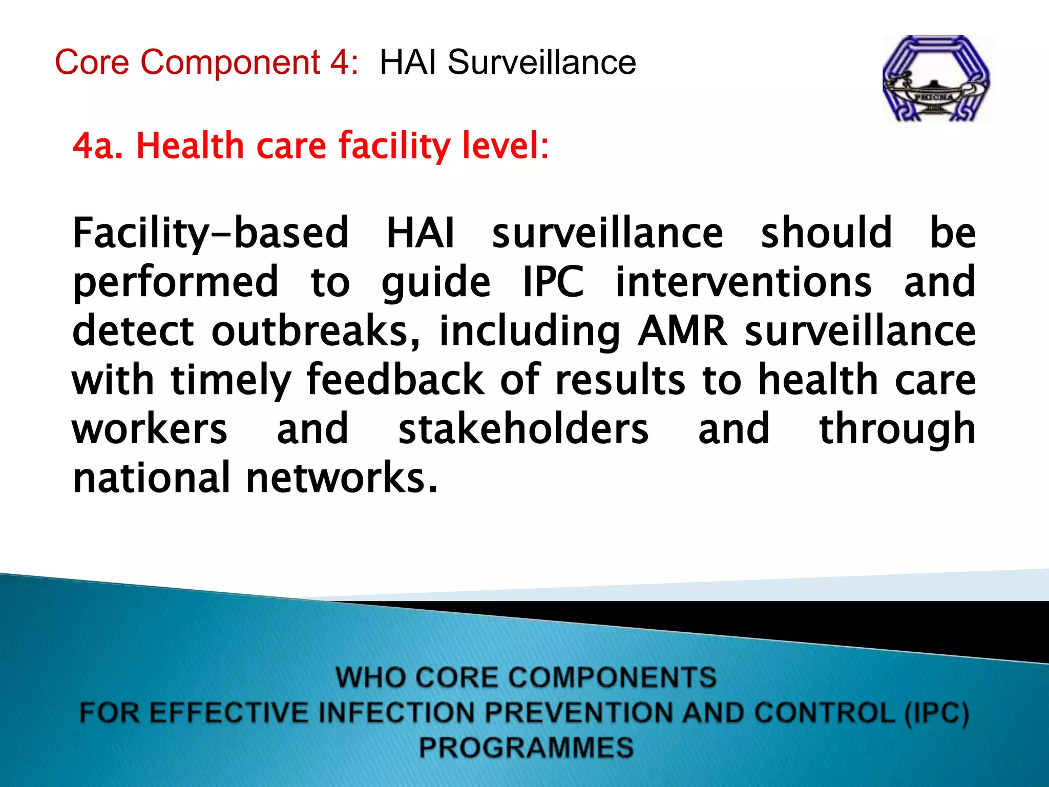 WHO Guidelines on Core Components of Infection Prevention and Control ...