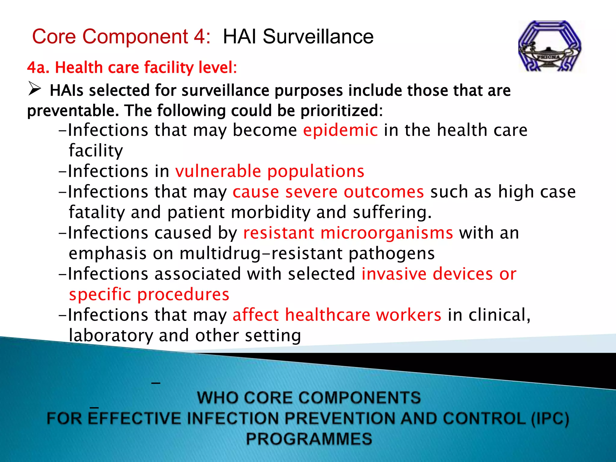 WHO Guidelines on Core Components of Infection Prevention and Control ...