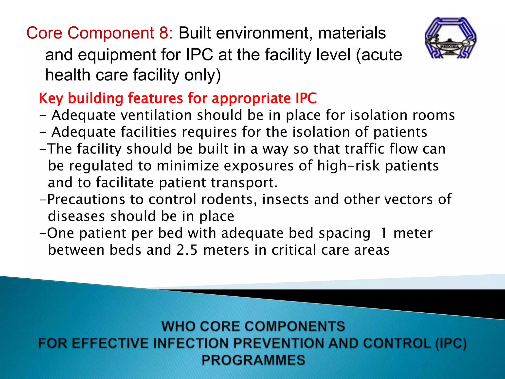 WHO Guidelines on Core Components of Infection Prevention and Control ...
