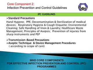 WHO Guidelines on Core Components of Infection Prevention and Control ...