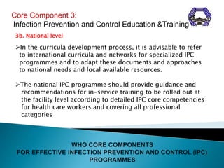 WHO Guidelines on Core Components of Infection Prevention and Control ...