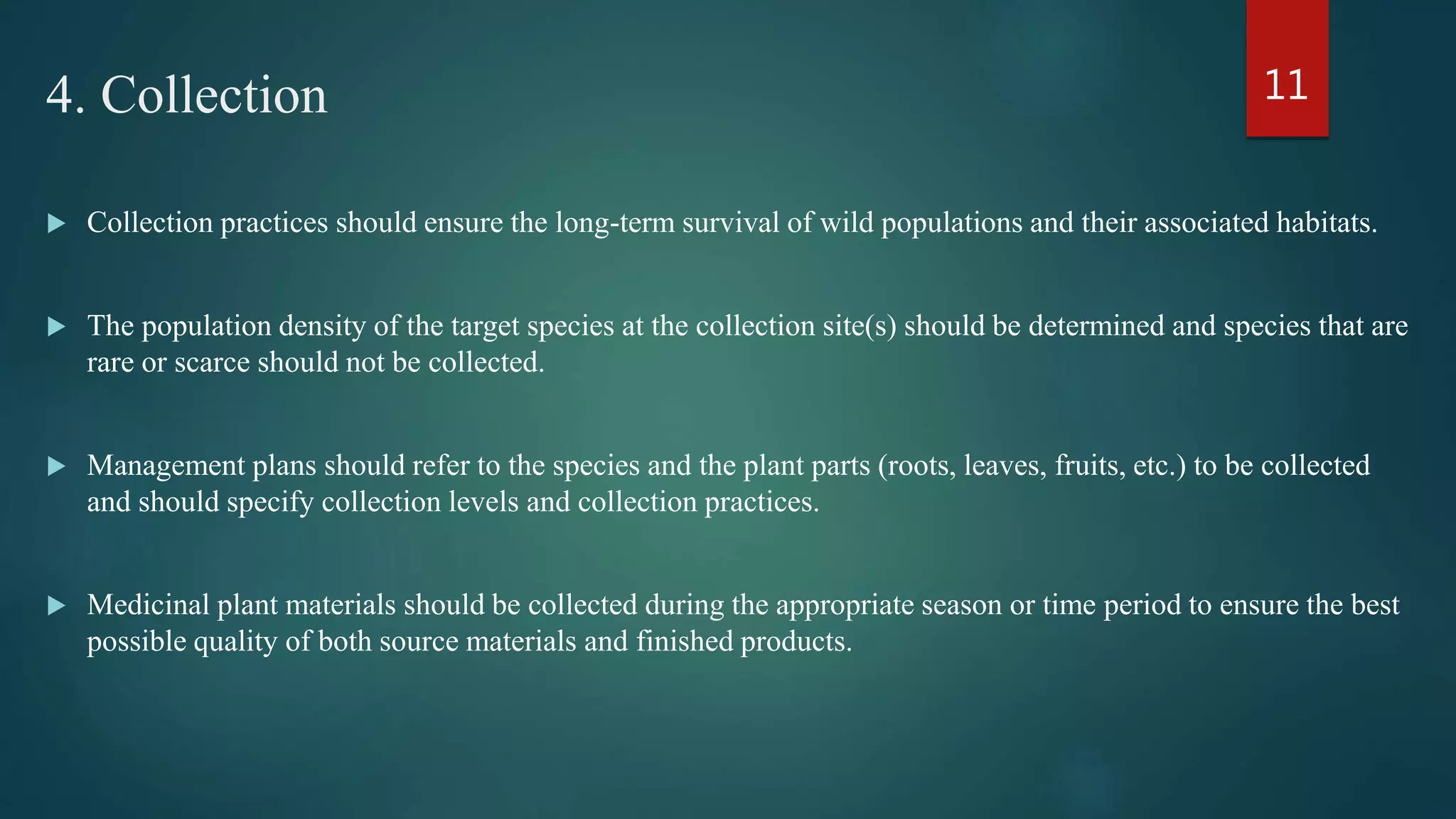 Who guidelines on good agricultural and collection practices medicinal ...