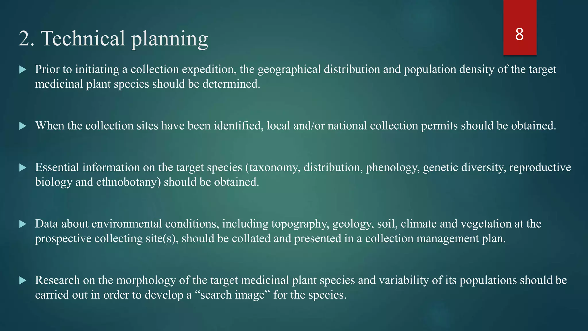 Who guidelines on good agricultural and collection practices medicinal ...