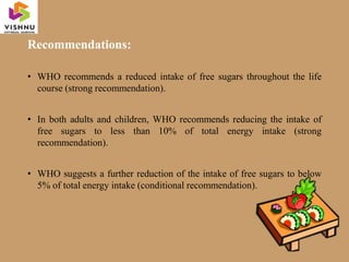 WHO guidelines on Nutrition | PPTX