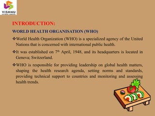 WHO guidelines on Nutrition | PPTX