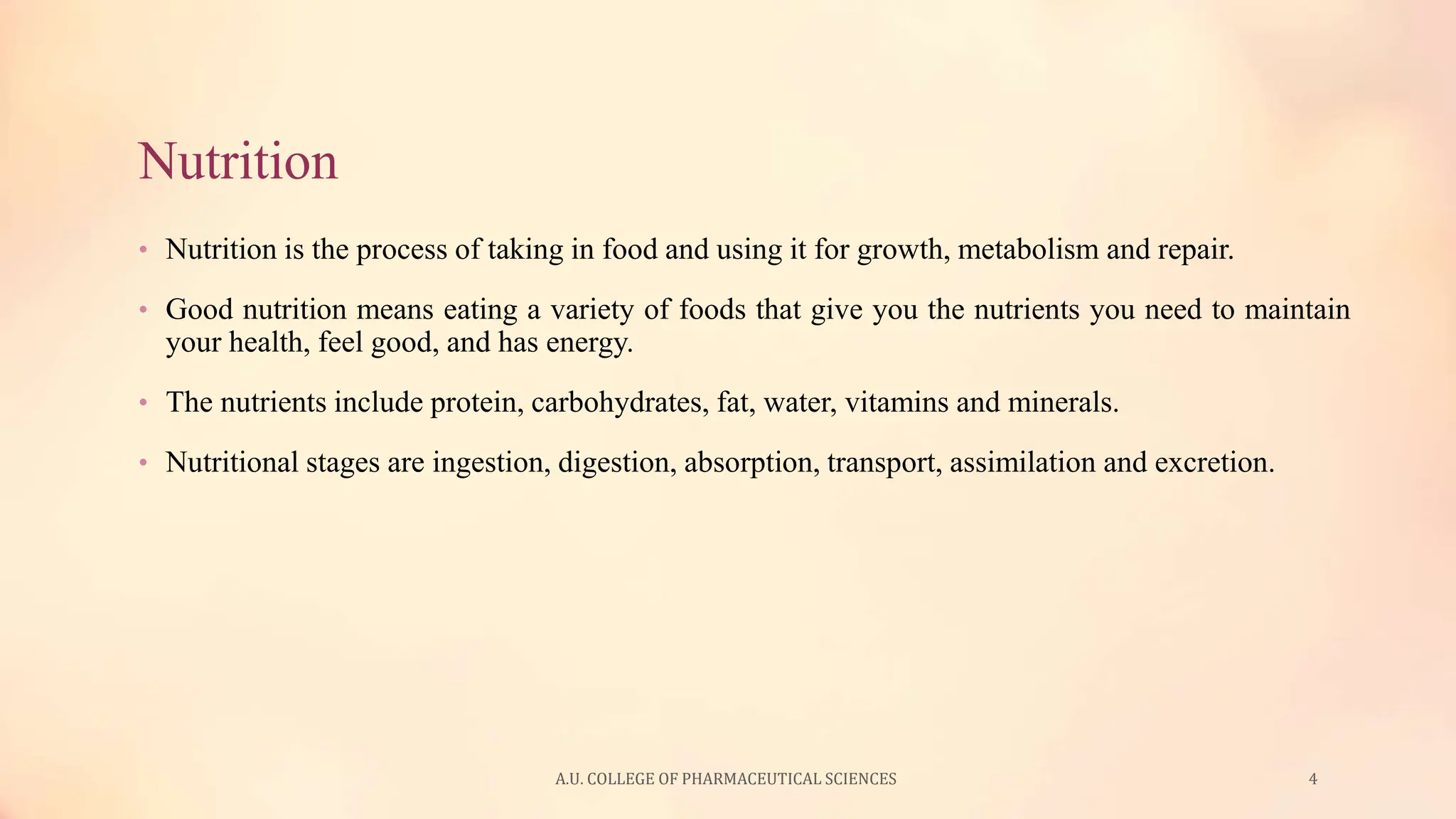 World Health Organization Guidelines on Nutrition .pptx