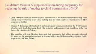 World Health Organization Guidelines on Nutrition .pptx