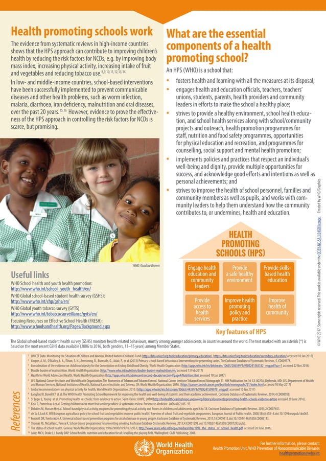 WHO health promoting school | PDF