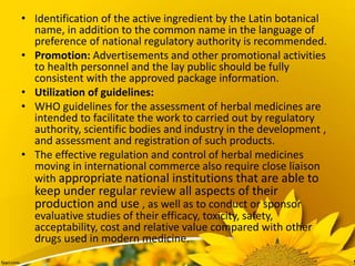 Evaluation of Herbal Drugs unit 4 | PPTX