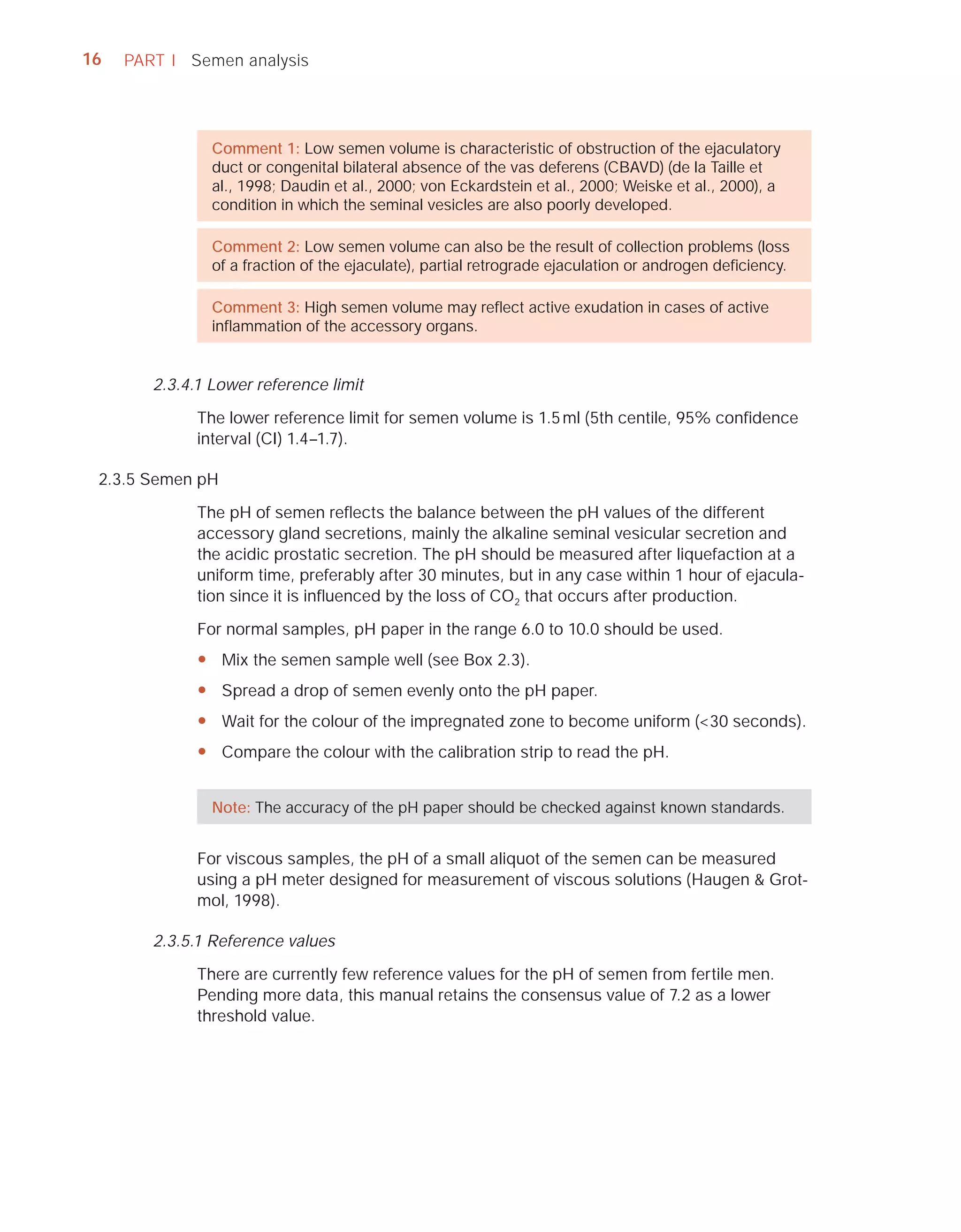 WHO Human Semen Analysis 5th ed | PDF