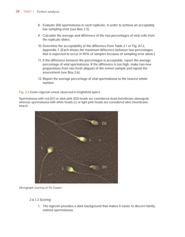 WHO Human Semen Analysis 5th ed | PDF | Infertility | Reproductive Health