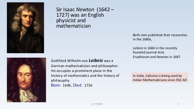 Who invented calculus