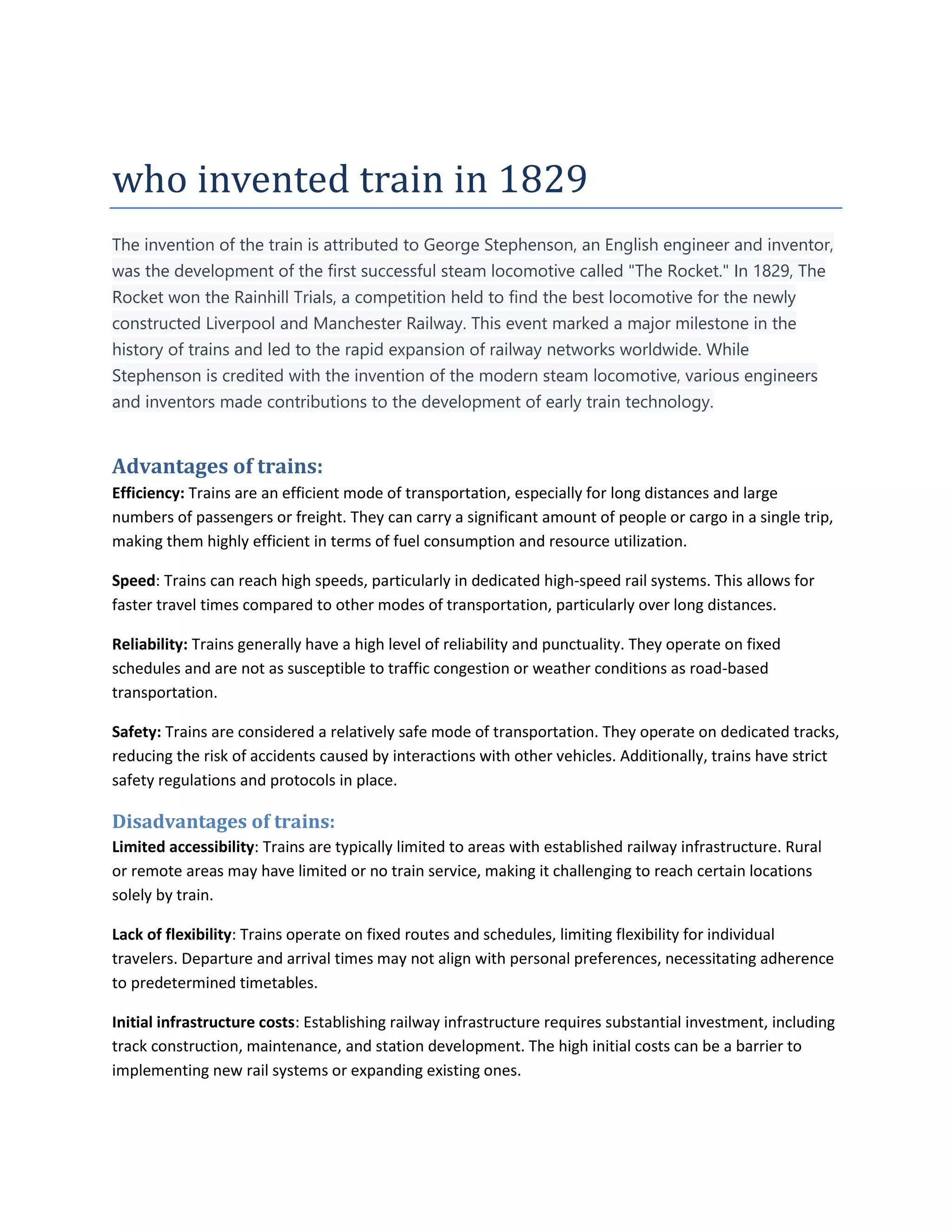 who invented in train.pdf