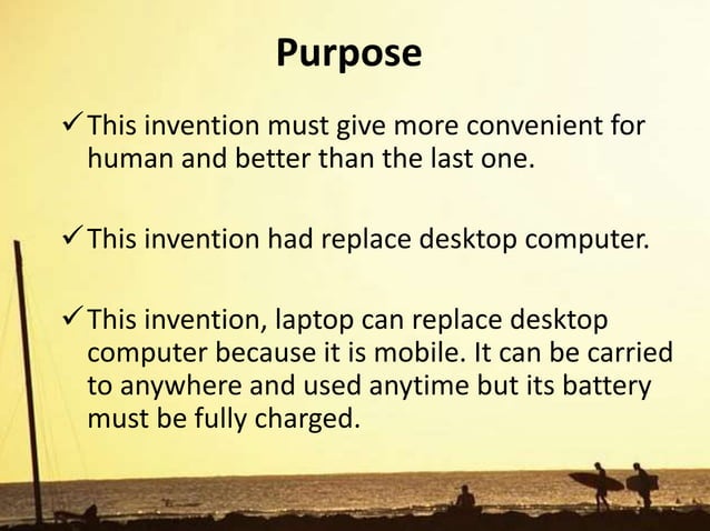 Who invented laptop | PPT