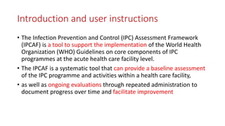 Comprehensive Guide to WHO's IPC Assessment Framework (IPCAF ...