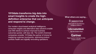 Who is 1010data? | PDF