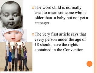 Article 1 Who is a child | PPT