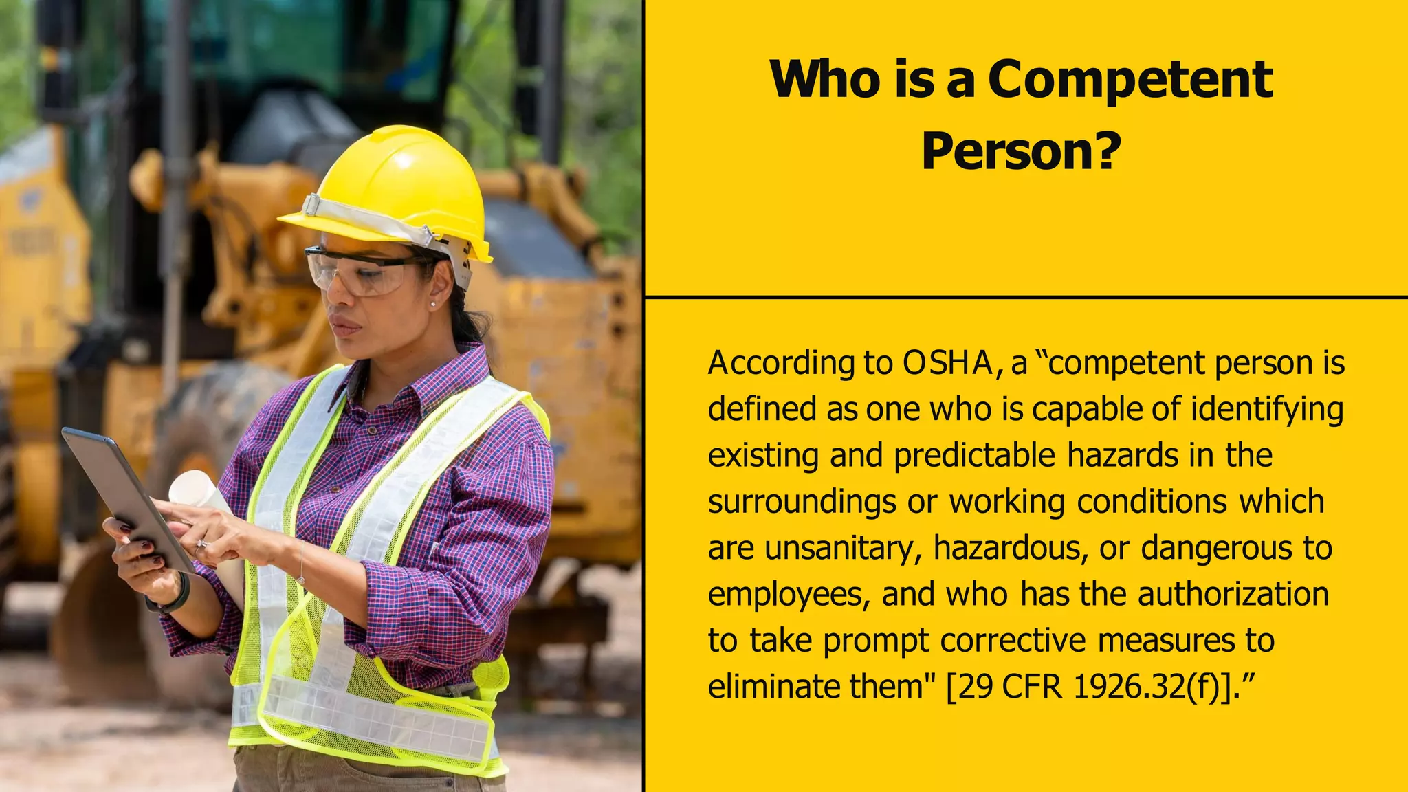 Who is a Competent Person and their Role in Excavation Safety and Fall ...