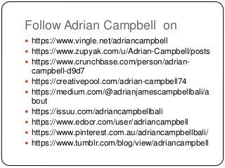 Who is Adrian Campbell? | PPTX