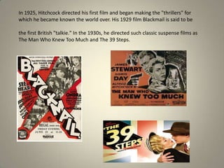 Alfred hitchcock | PPT