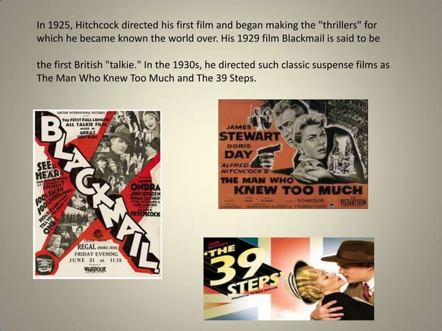 Alfred hitchcock | PPT