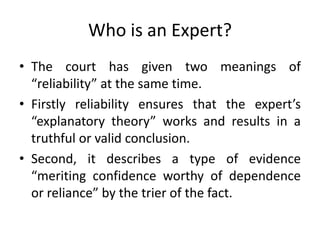 Who is an expert | PPTX