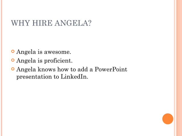 Who Is Angela Kirkwood | PPT
