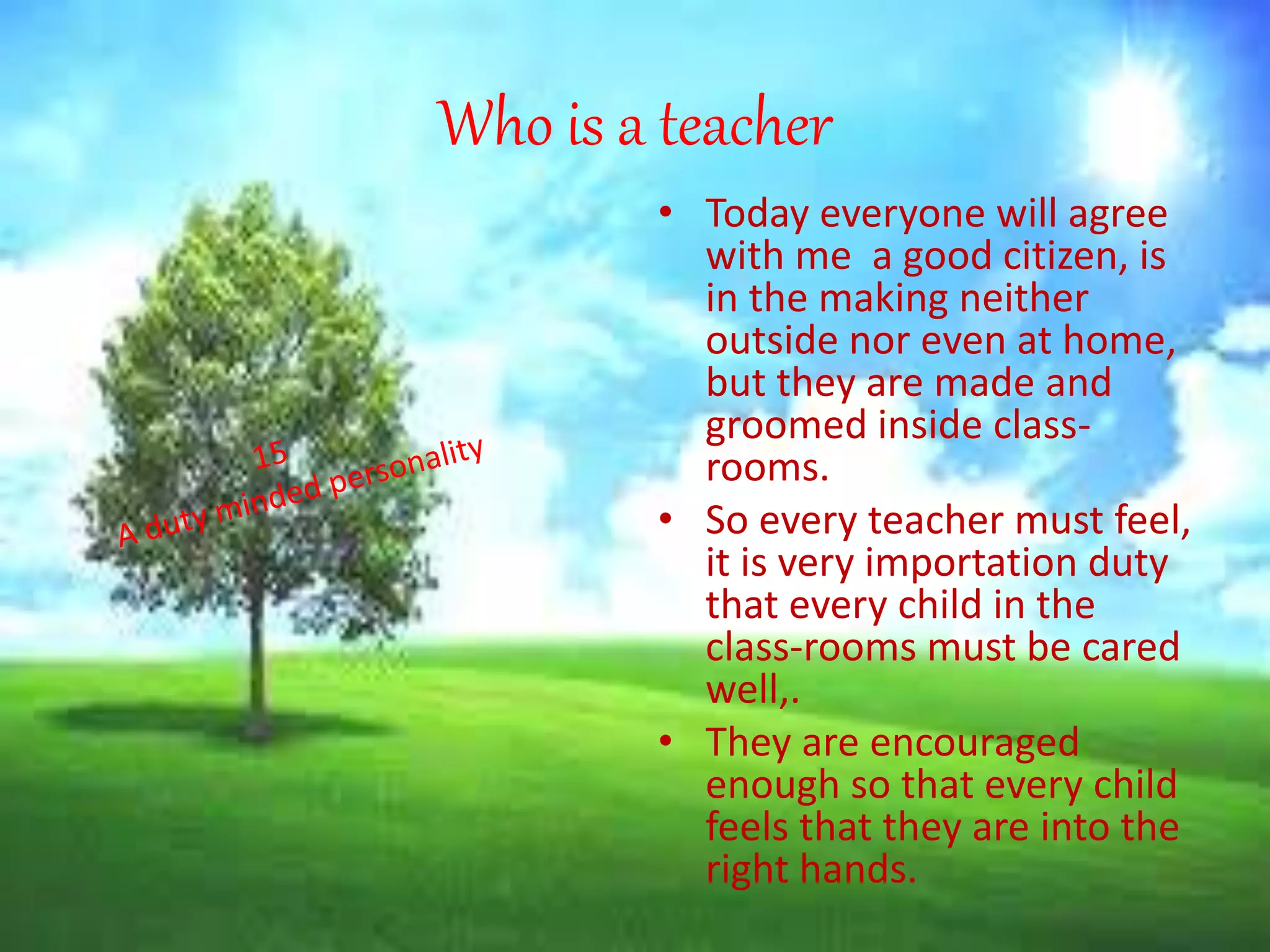 Who Is A Teacher | PPTX