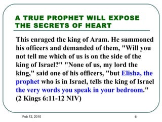 Who Is A True Prophet | PPT