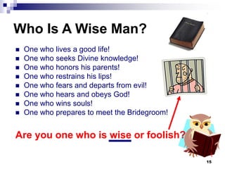 Who Is A Wise Man.ppt hope can help this to your wisdom understanding ...