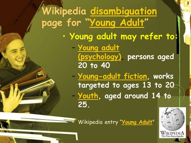 Who or What is a Young Adult? | PPT