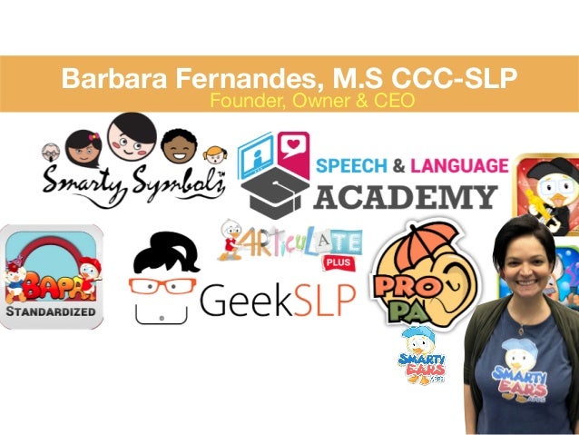 Who is Barbara Fernandes : Advice to speech langauge pathologists.pdf