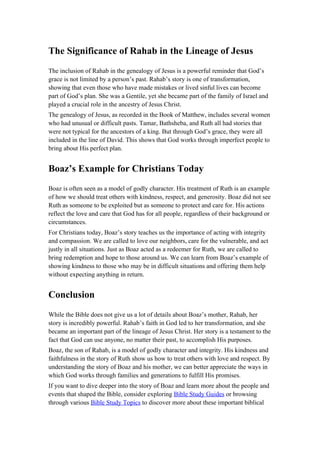 Who Is Boaz’s Mother in the Bible .docx