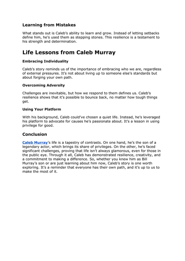 Who Is Caleb Murray_ A Deeper Look into the Life of a Fascinating ...
