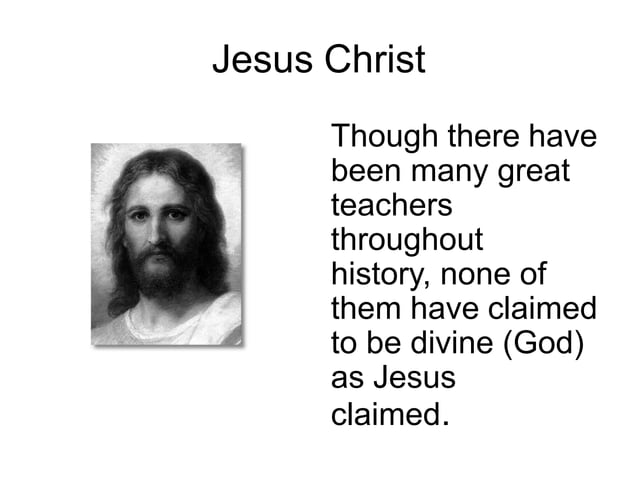 Who is Jesus Christ, the central figure of Christianity | PPT