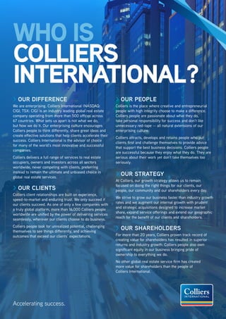 Who Is Colliers International? | PDF