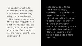 Who Is Emmanuel Katto Uganda? His Career journey, professional life etc ...