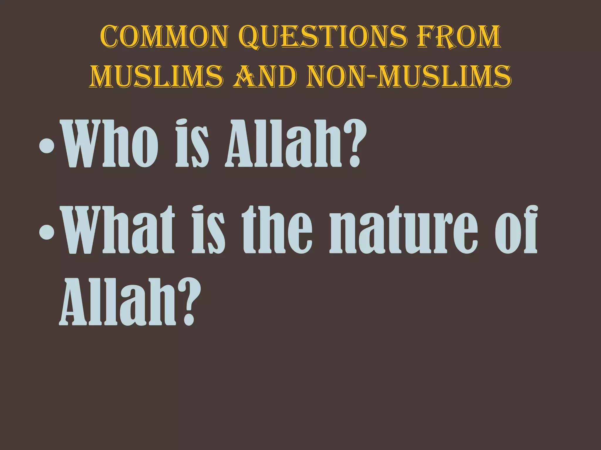 Who Is True God? | PPTX