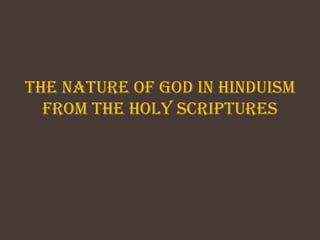 Who Is True God? | PPTX