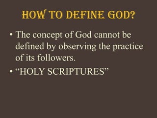 Who Is True God? | PPTX