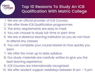 ICB Courses | PDF | Educational Assessment | Education