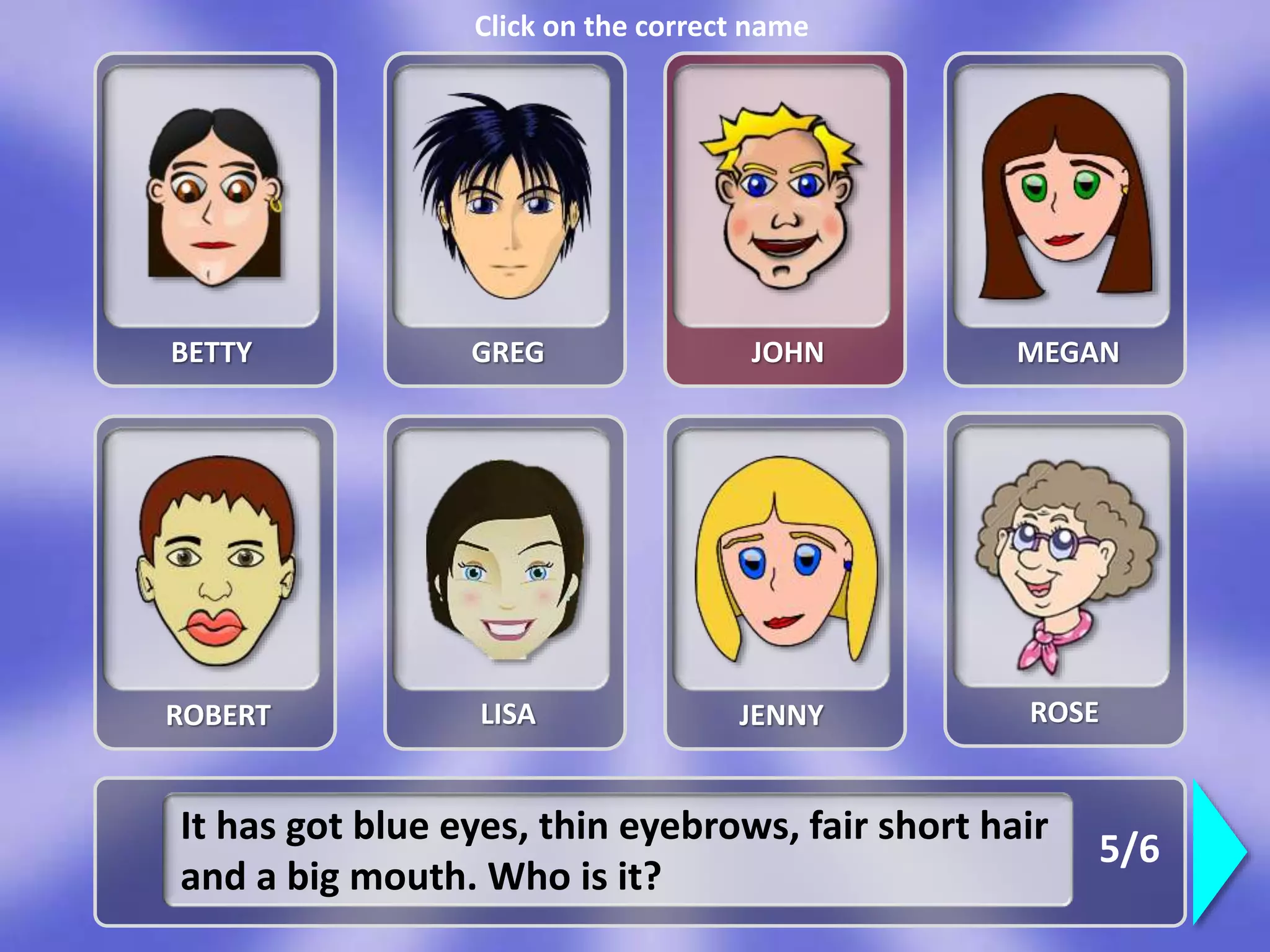 Whoisitdescriptiongames bodyfaceparts powerpoint | PPT